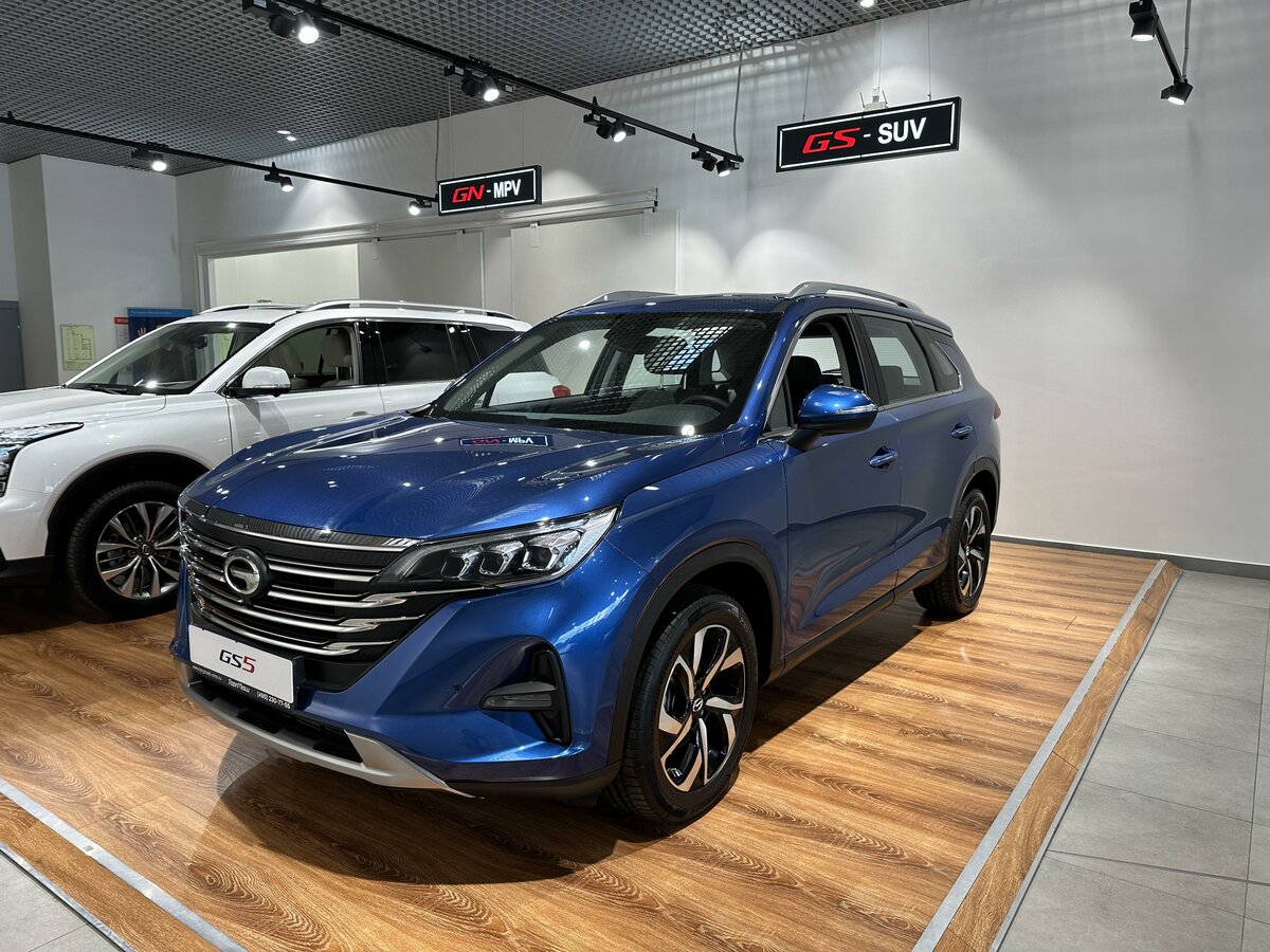 Купить новый GAC GS5 I 1.5 AT (137 л.с.) бензин автомат в Москве: синий ГАК ГС5 I внедорожник 5 ...