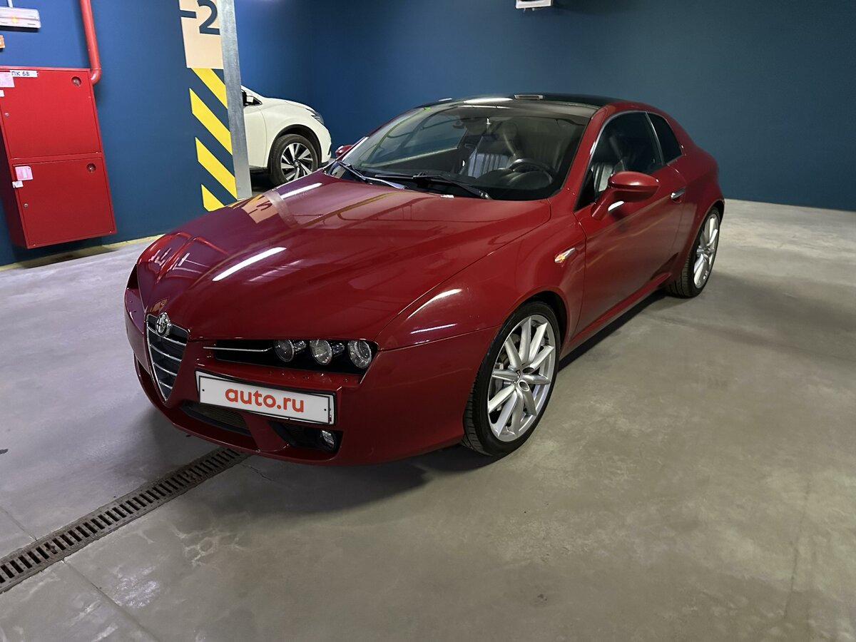 Купить б/у Alfa Romeo Brera 2006-2010 3.2 AT (260 л.с.) 4WD бензин автомат в Москве: красный ...
