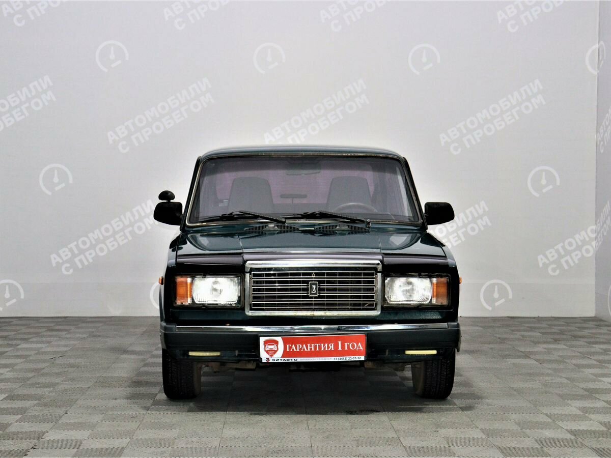 Купить б/у LADA (ВАЗ) 2107 1982-2012 1.6 MT (73 л.с.) бензин механика в Ижевске: зелёный Лада ...