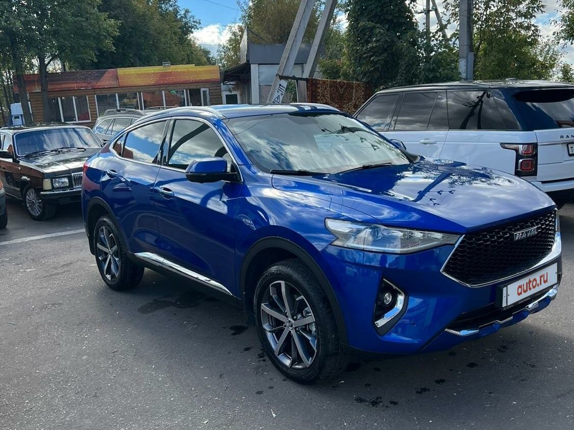 Купить б/у Haval F7x I 1.5 AMT (150 л.с.) 4WD бензин робот в Мисайлово: синий Хавэйл Ф7х I ...