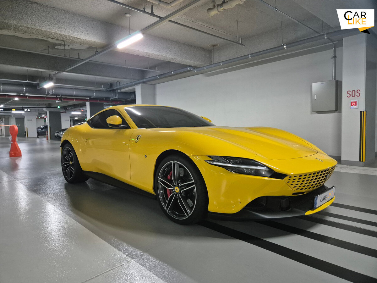 Купить б/у Ferrari Roma 2020-2025 3.9 AMT (620 л.с.) бензин робот во ...