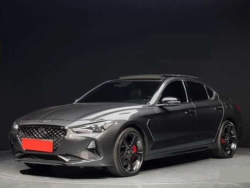 Купить б/у Genesis G70 I 3.3 AT (370 л.с.) бензин автомат в Находке: серый Генезис Г70 I седан ...
