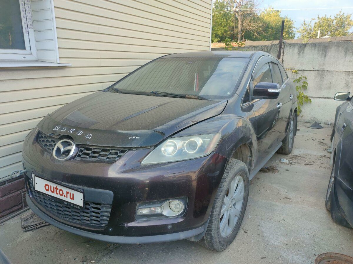 Купить б/у Mazda CX-7 I 2.3 AT (238 л.с.) 4WD бензин автомат в Туле: пурпурный Мазда CX-7 I ...