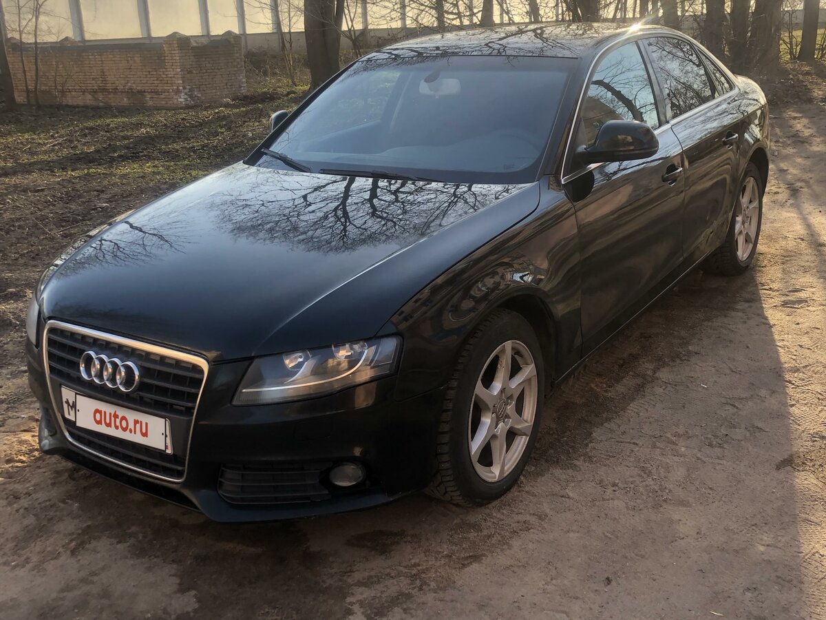 Купить б/у Audi A4 IV (B8) 2.0d CVT (143 л.с.) дизель вариатор в Санкт-Петербурге: чёрный Ауди ...