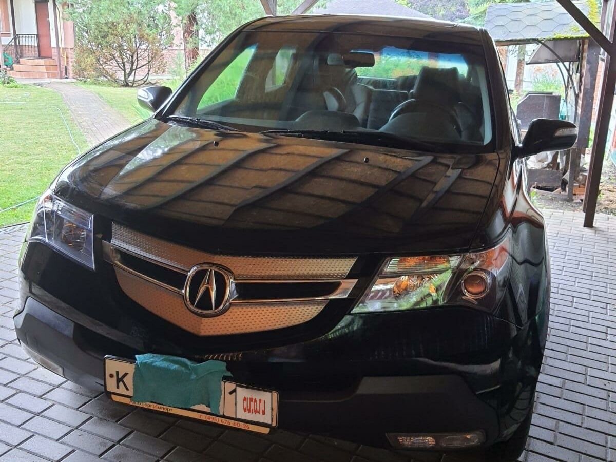 Купить б/у Acura MDX II 3.7 AT (300 л.с.) 4WD бензин автомат в Москве: чёрный Акура мдх II ...