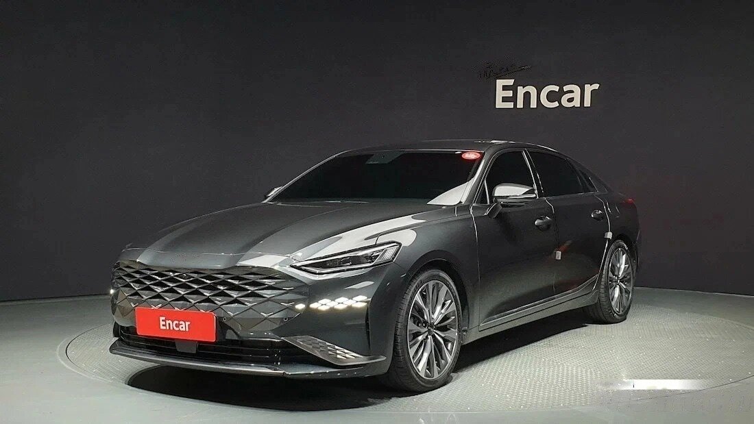 Купить б/у Kia K8 2021-2023 2.5 AT (198 л.с.) бензин автомат во Владивостоке: серый Киа К8 2021 ...