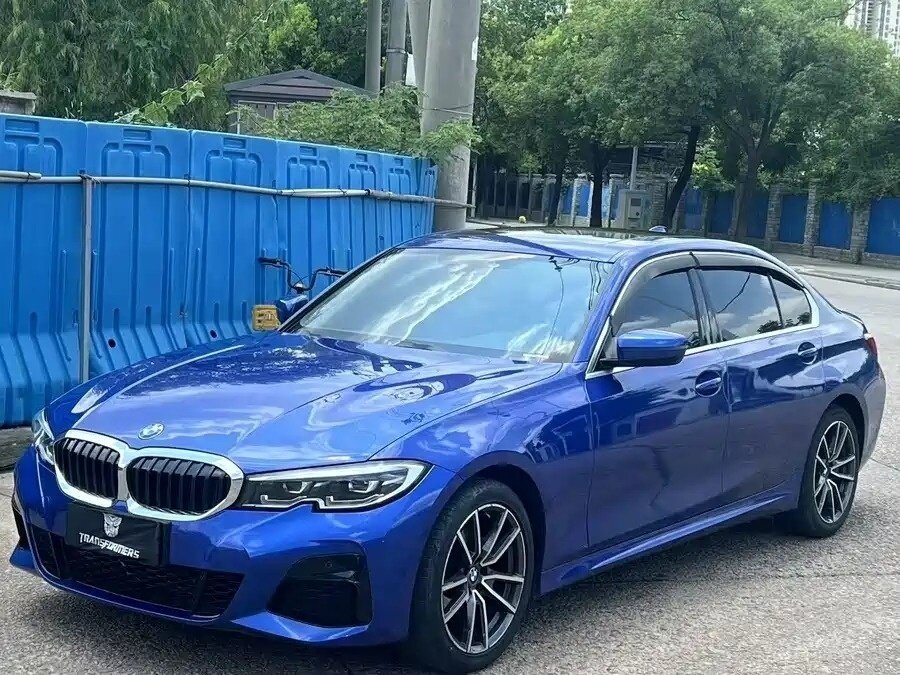 Купить б/у BMW 3 серии VII (G2x) 320Li 2.0 AT (156 л.с.) бензин автомат в Благовещенске: синий ...