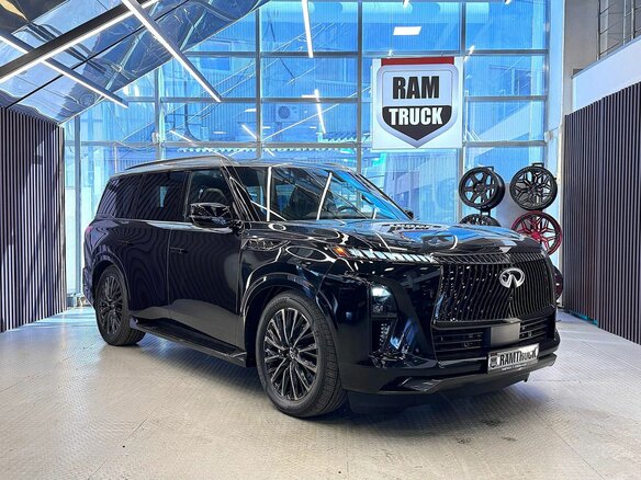 Купить новый Infiniti QX80 II 3.5 AT (450 л.с.) 4WD бензин автомат в Новоивановском: чёрный ...