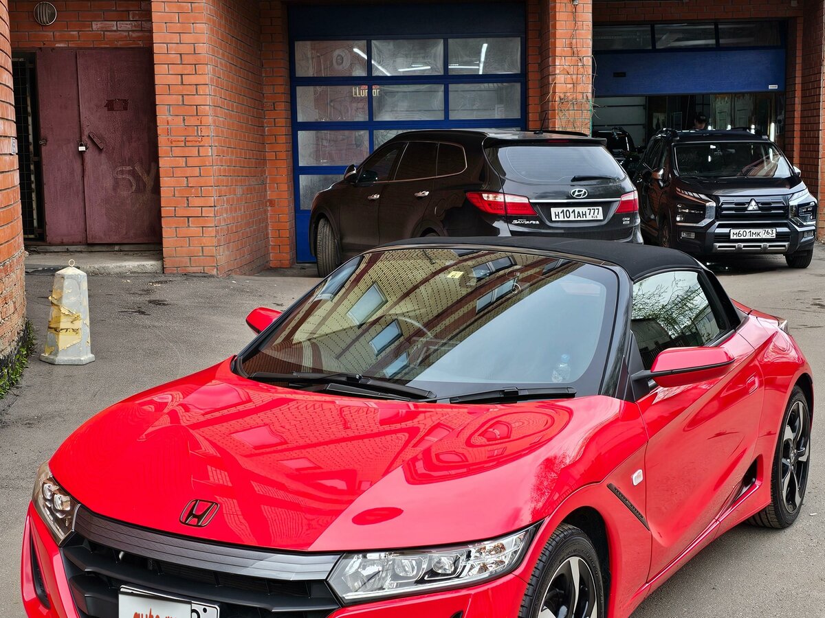 Купить б/у Honda S660 2015-2022 0.7 CVT (64 л.с.) бензин вариатор в Москве: красный Хонда С660 ...