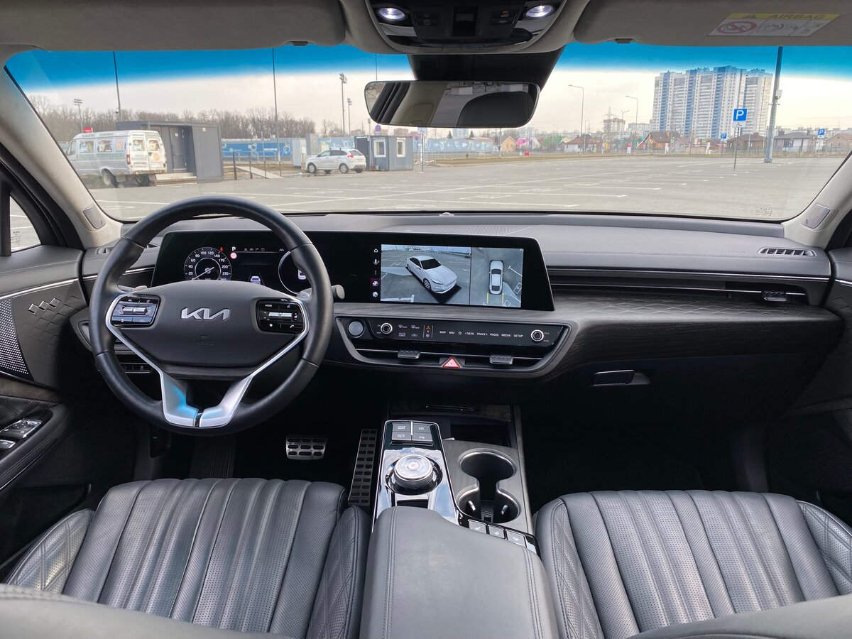 Купить б/у Kia K8 2021-н.в. 2.5 AT (198 л.с.) бензин автомат в Самаре: белый Киа К8 2021 седан ...