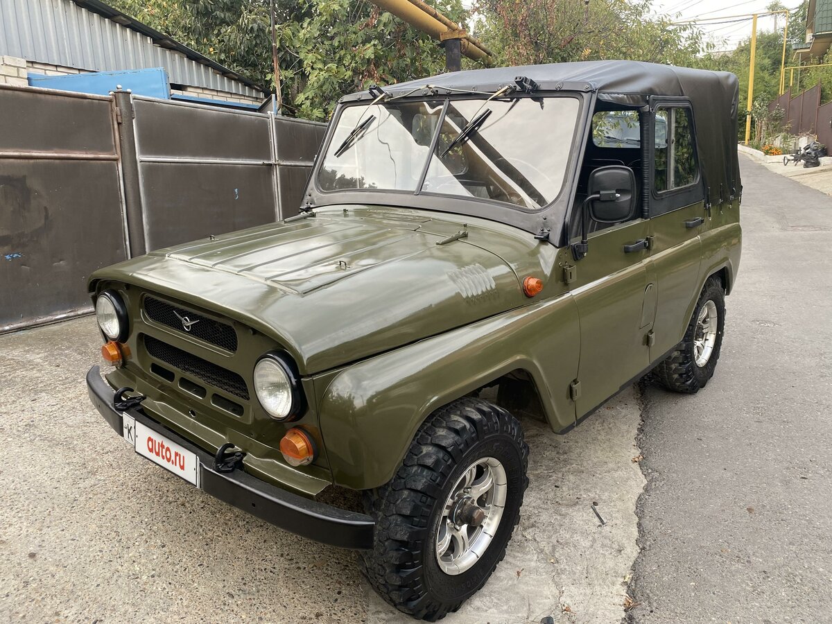 Купить б/у УАЗ 469 1972-2011 469Б 2.5 MT (75 л.с.) 4WD бензин механика в Туапсе: зелёный УАЗ 469 ...