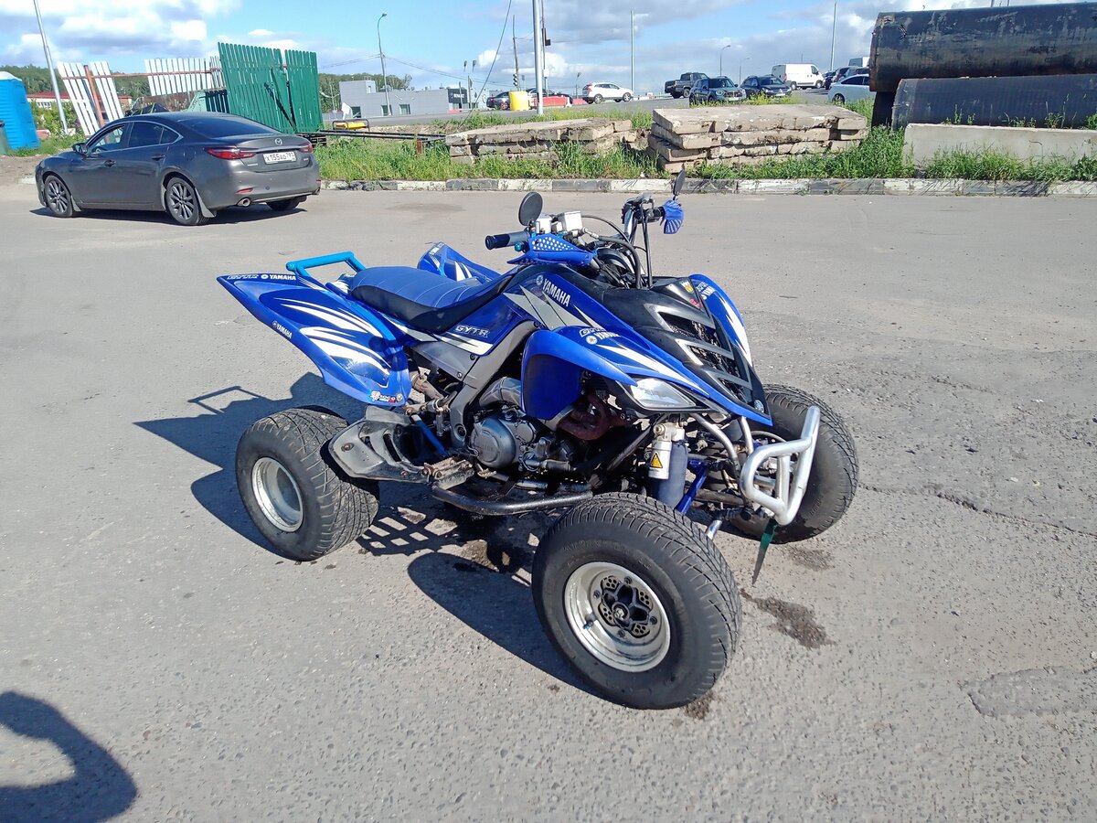 Купить б/у Yamaha Raptor YFM700 инжектор в Москве: синий 2007 года на ...