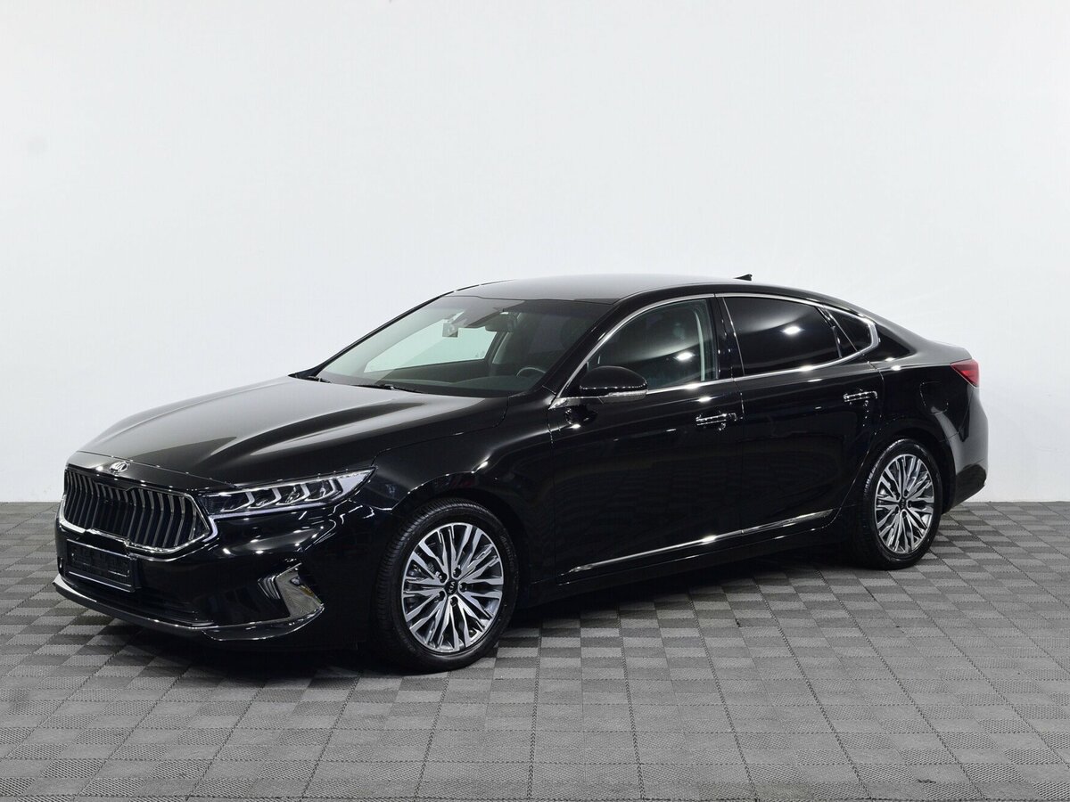 Купить б/у Kia K7 YG (II) Рестайлинг 2.5 AT (198 л.с.) бензин автомат в Москве: чёрный Киа K7 YG ...