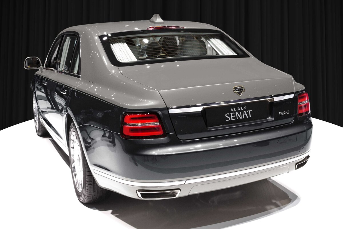 Купить новый Aurus Senat 2021-н.в. 4.4hyb AT (598 л.с.) 4WD гибрид автомат в Москве: серый Аурус ...