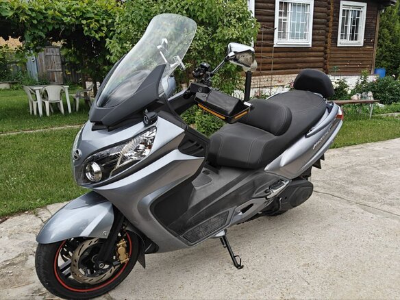 Купить б/у Sym Maxsym 400 инжектор Вариатор в Серпухове: серебристый 2012 года по цене 300 000 ...