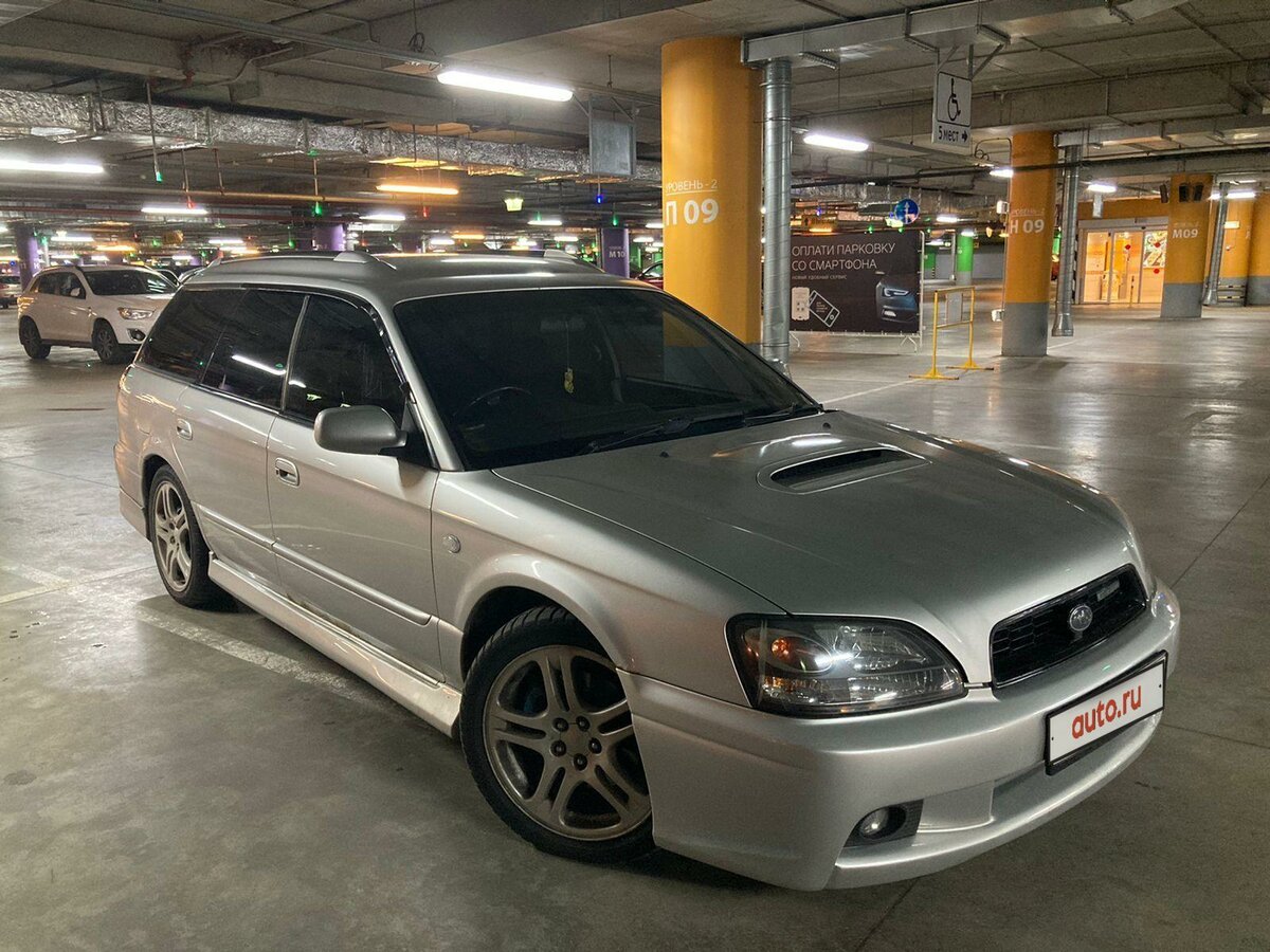 Купить б/у Subaru Legacy III GT 2.0 AT (260 л.с.) 4WD бензин автомат в Санкт-Петербурге: серый ...