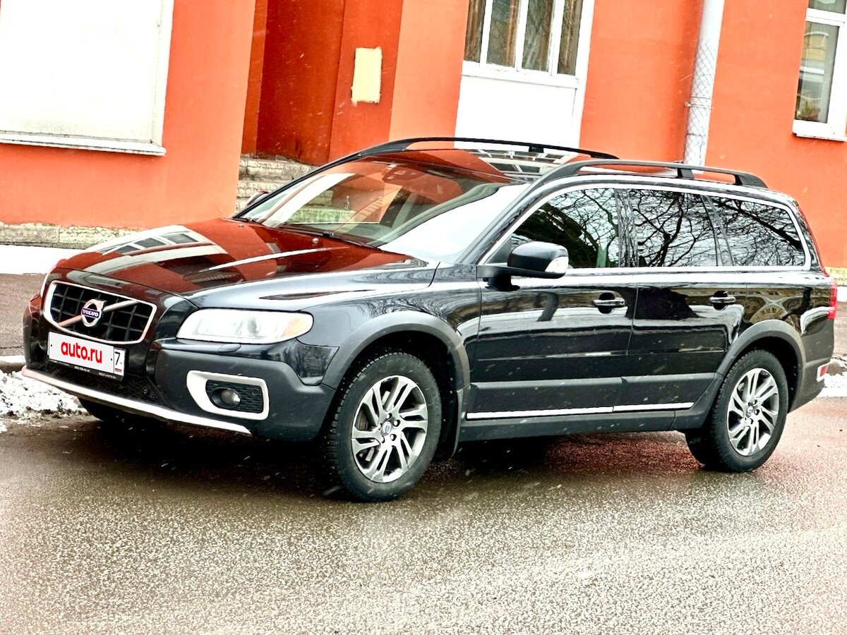 Купить б/у Volvo XC70 II 2.4d AT (215 л.с.) 4WD дизель автомат в Санкт-Петербурге: чёрный Вольво ...