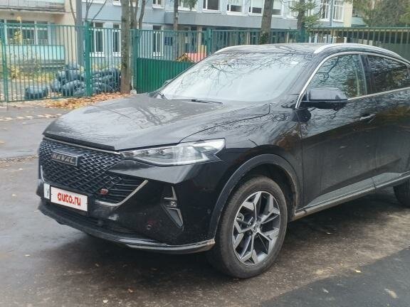 Купить б/у Haval F7x I Рестайлинг 2.0 AMT (190 л.с.) 4WD бензин робот в Москве: чёрный Хавэйл ...