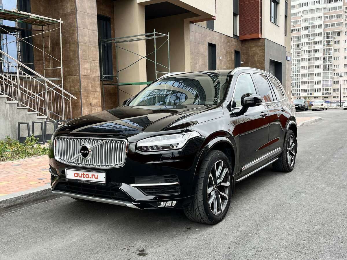 Купить б/у Volvo XC90 II 2.0d AT (235 л.с.) 4WD дизель автомат в Екатеринбурге: чёрный Вольво ...