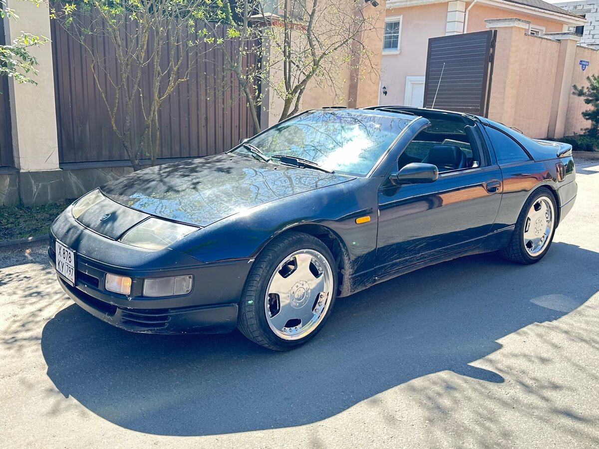Купить б/у Nissan 300ZX II (Z32) 3.0 MT (283 л.с.) бензин механика в Москве: чёрный Ниссан 300ZX ...