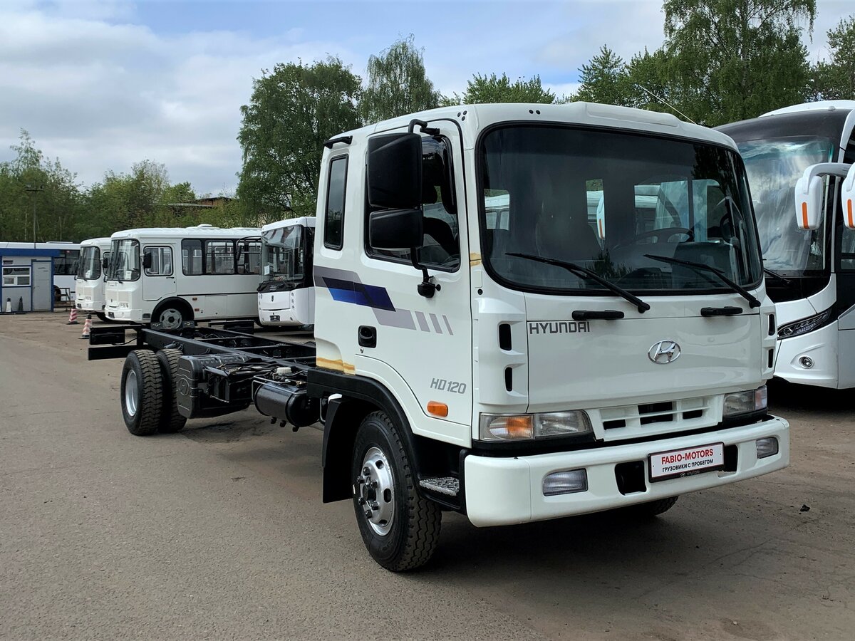 Купить б/у Hyundai HD120 дизель механика в Москве: белый шасси 2012 ...
