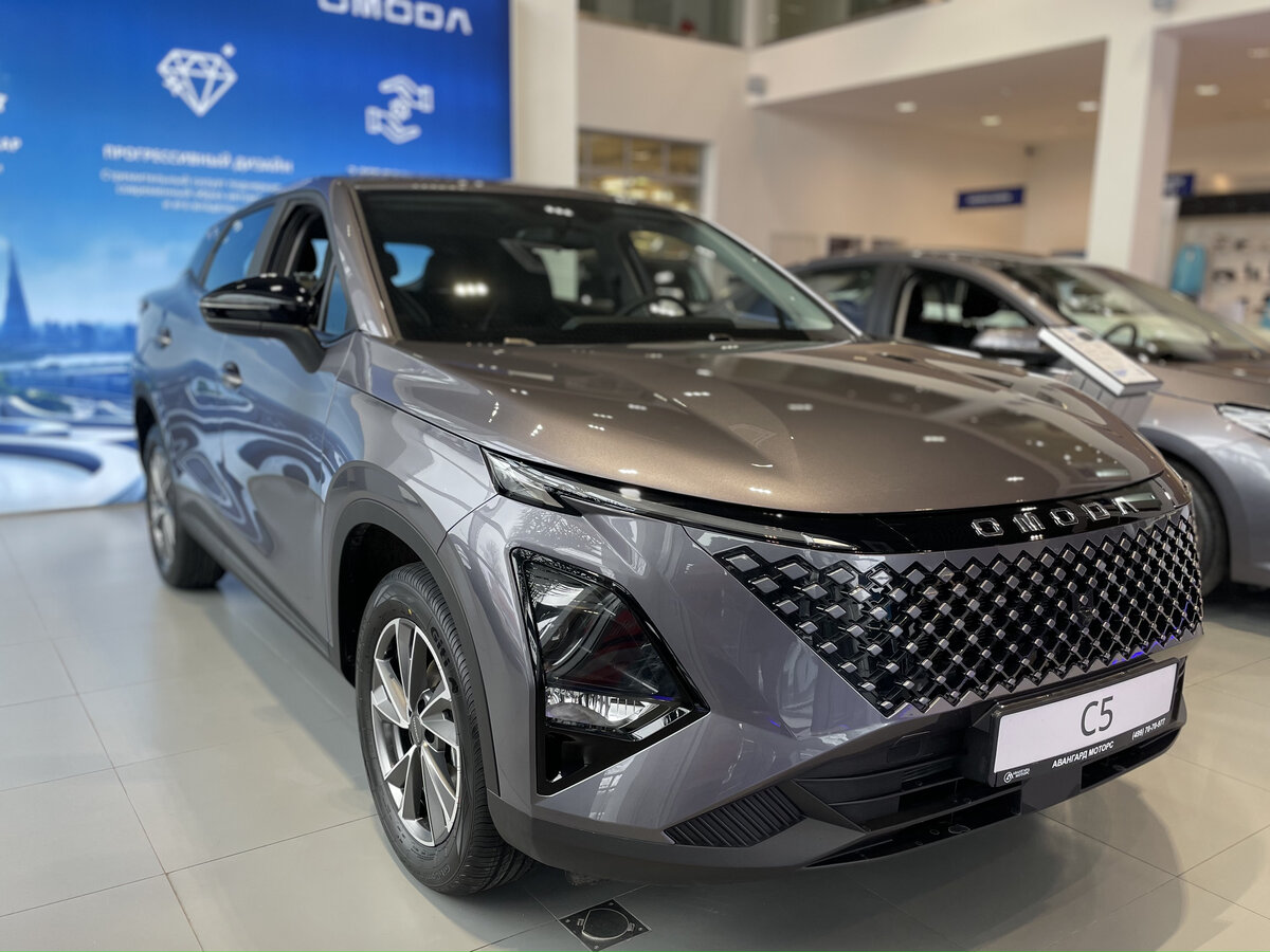 Купить новый Omoda C5 I Рестайлинг 1.5 CVT (147 л.с.) бензин вариатор в Жуковском: серый Омода ...