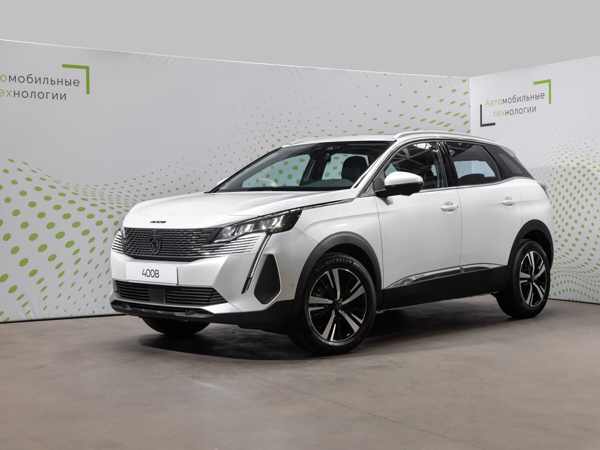 Купить новый Peugeot 4008 II Рестайлинг 1.6 AT (170 л.с.) бензин автомат в Москве: белый Пежо ...