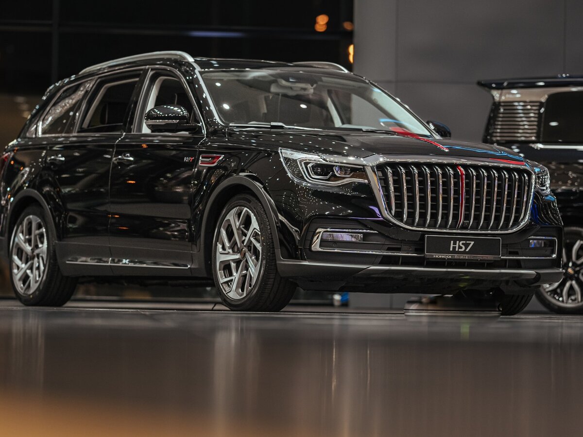 Купить новый Hongqi HS7 I 3.0 AT (337 л.с.) 4WD бензин автомат в Жуковке: чёрный Хончи хс7 I ...