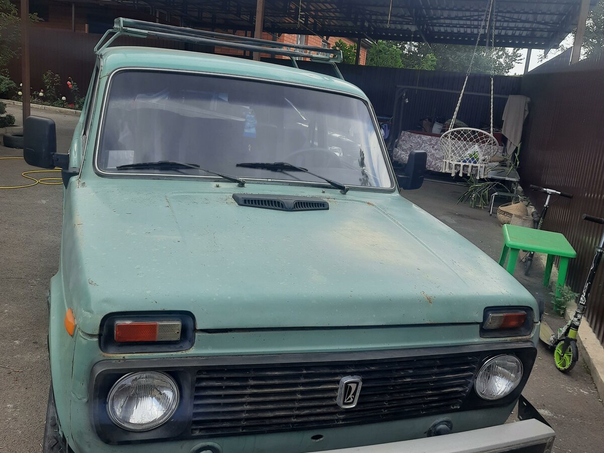 Купить б/у LADA (ВАЗ) 2121 (4x4) I 1.6 MT (75 л.с.) 4WD бензин механика в Михайловске: зелёный ...