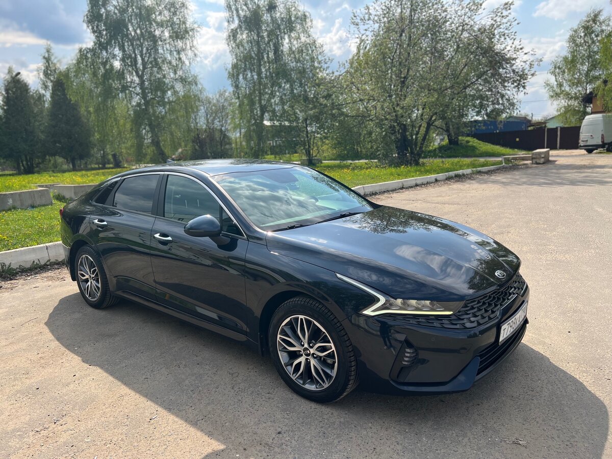 Купить б/у Kia K5 III 2.5 AT (194 л.с.) бензин автомат в Дмитрове: синий Киа к5 III седан 2020 ...