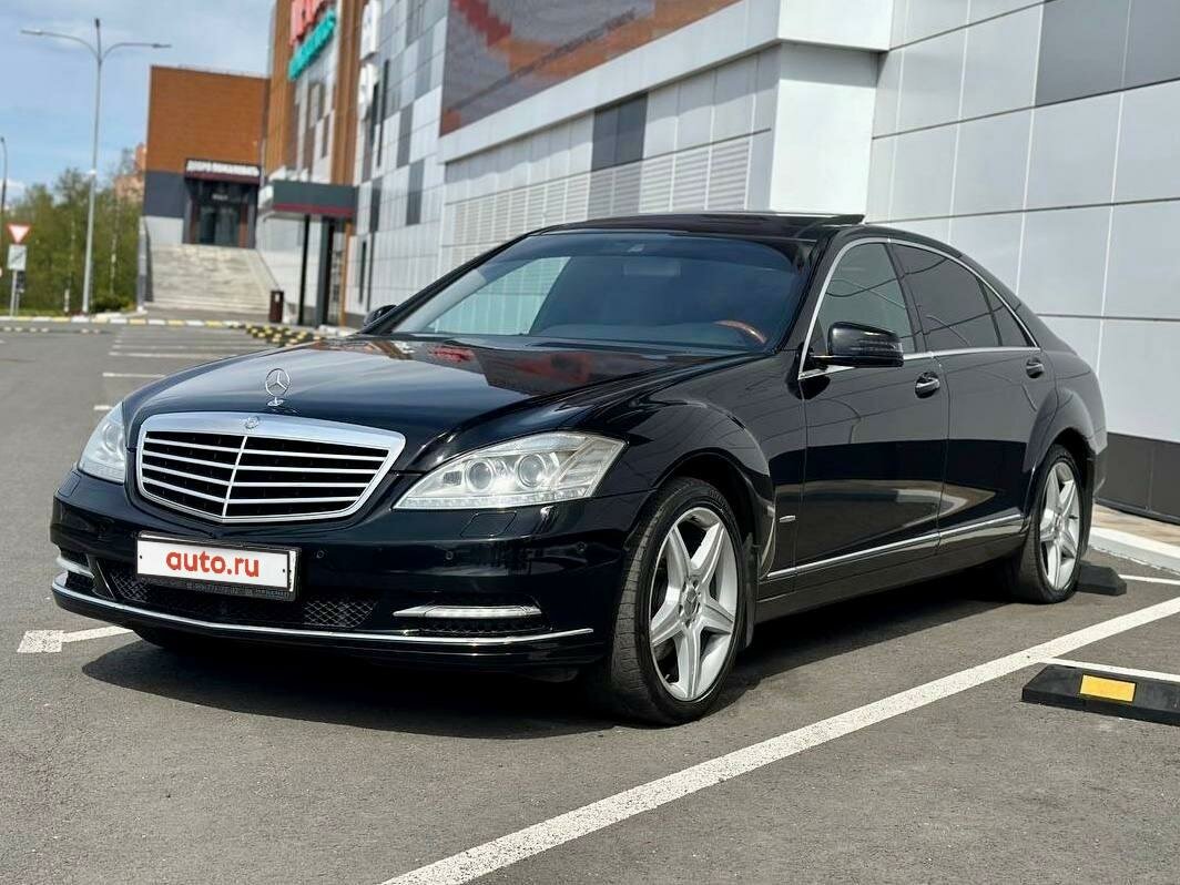 Купить б/у Mercedes-Benz S-Класс V (W221) Рестайлинг 350 3.5 AT (306 л.с.) 4WD бензин автомат в ...