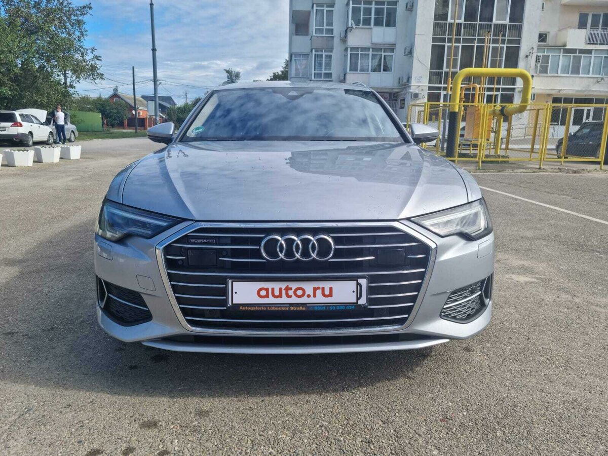 Купить б/у Audi A6 V (C8) 45 TDI 3.0d AT (231 л.с.) 4WD дизель автомат в Краснодаре: серебристый ...