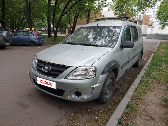 Купить б/у Lada (ВАЗ) Largus I 1.6 MT (84 л.с.) бензин механика в Бибирево: серебристый Лада ...