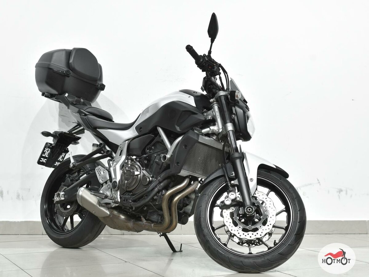 Купить б/у Yamaha MT-07 (FZ-07) инжектор 6 передач в Москве: белый ...
