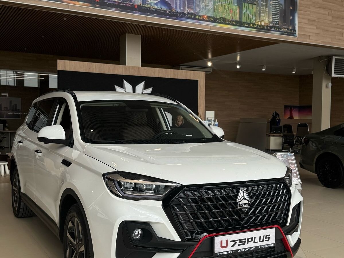 Купить новый VGV U75 Plus 2021-2025 2.0 AT (199 л.с.) бензин автомат в Симферополе: белый ВГВ ...