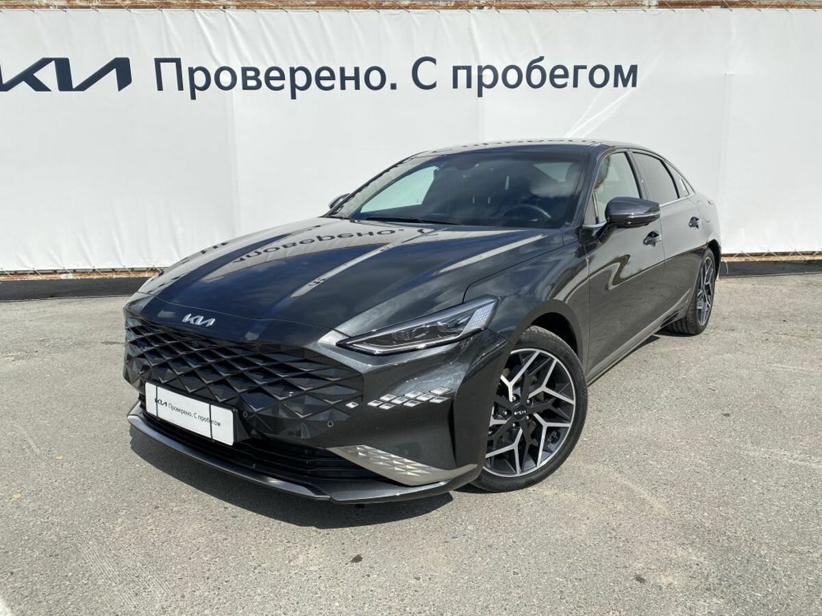 Купить б/у Kia K8 2021-2023 2.5 AT (198 л.с.) бензин автомат в Чебоксарах: чёрный Киа К8 2021 ...