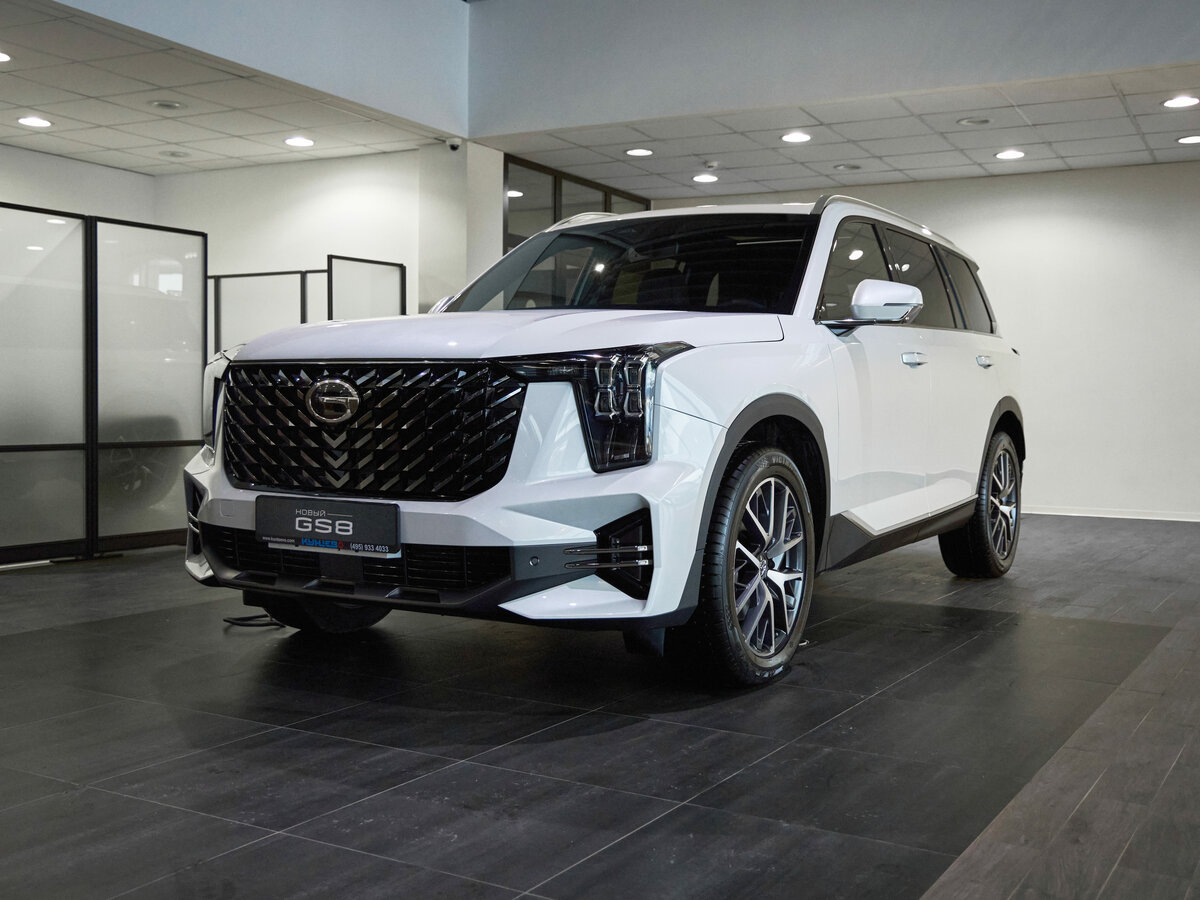 Купить новый GAC GS8 II 2.0 AT (231 л.с.) 4WD бензин автомат в Москве: белый ГАК ГС8 II ...