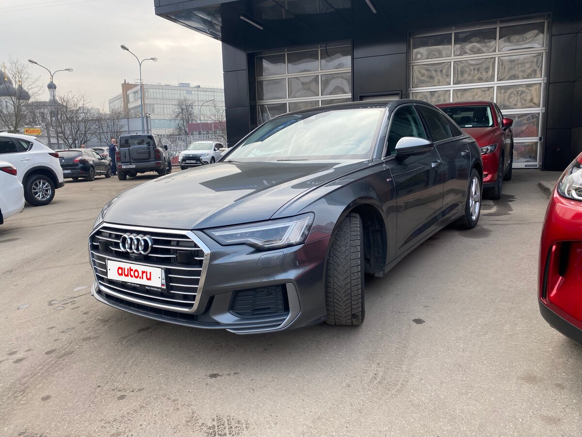 Купить б/у Audi A6 V (C8) 40 TDI 2.0d AMT (204 л.с.) дизель робот в Москве: серый Ауди А6 V (C8 ...