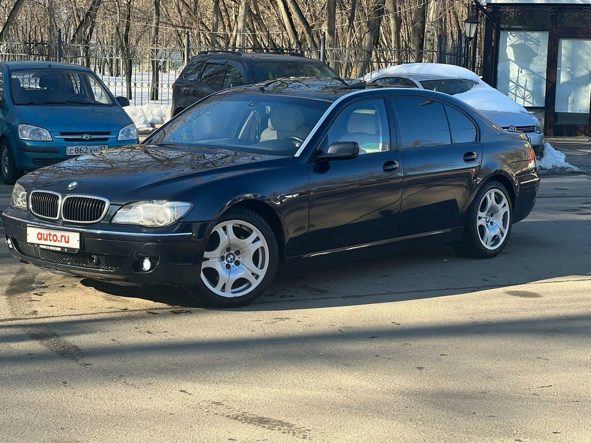 Купить б/у BMW 7 серии IV (E65/E66) Рестайлинг 750Li 4.8 AT (367 л.с.) бензин автомат в Москве ...