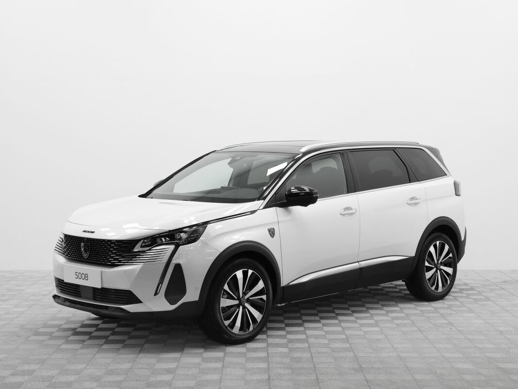 Купить новый Peugeot 5008 II Рестайлинг 1.8 AT (211 л.с.) бензин автомат в Москве: белый Пежо ...