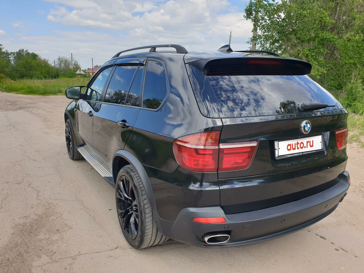 Купить б/у BMW X5 II (E70) 3.0d 3.0d AT (235 л.с.) 4WD дизель автомат в Сызрани: чёрный БМВ Х5 ...