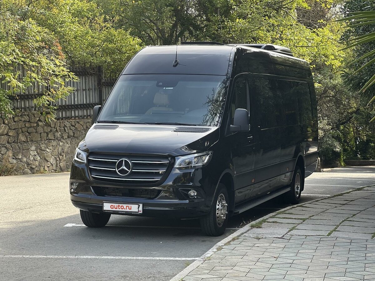 Купить б/у Mercedes-Benz Sprinter дизель автомат в Симферополе: чёрный ...