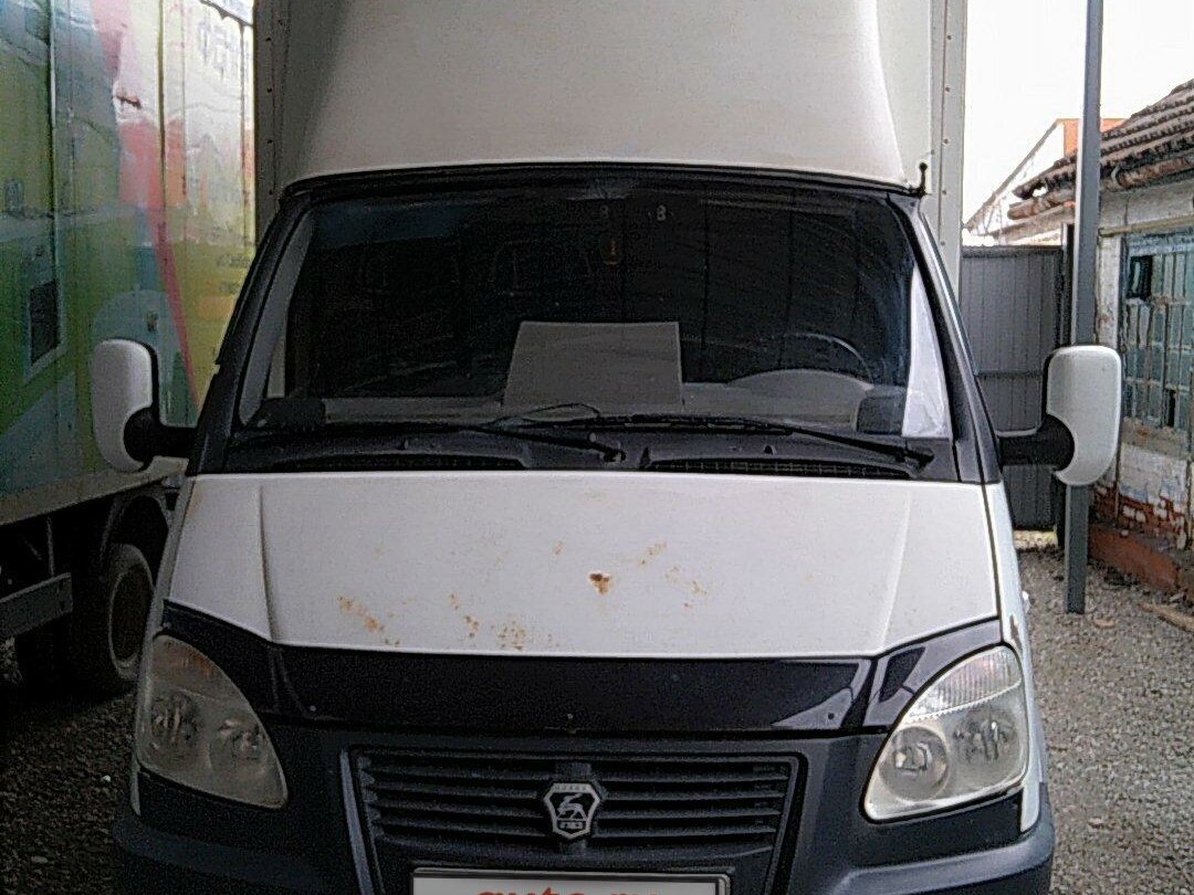 Купить б/у ГАЗ ГАЗель (3302) бензин-газ механика в Прохладном: белый промтоварный автофургон ...