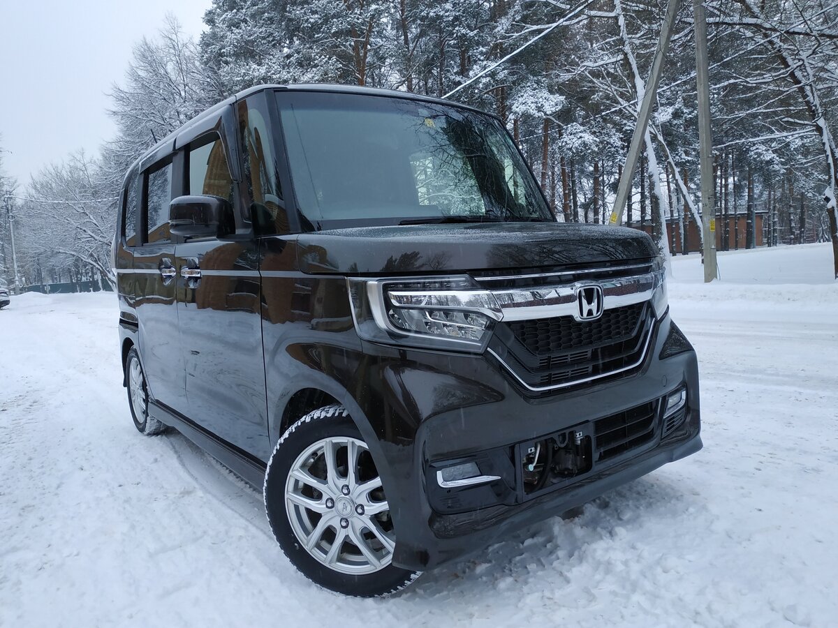 Купить б/у Honda N-BOX II 0.7 CVT (58 л.с.) бензин вариатор в Москве: коричневый Хонда н-бокс II ...