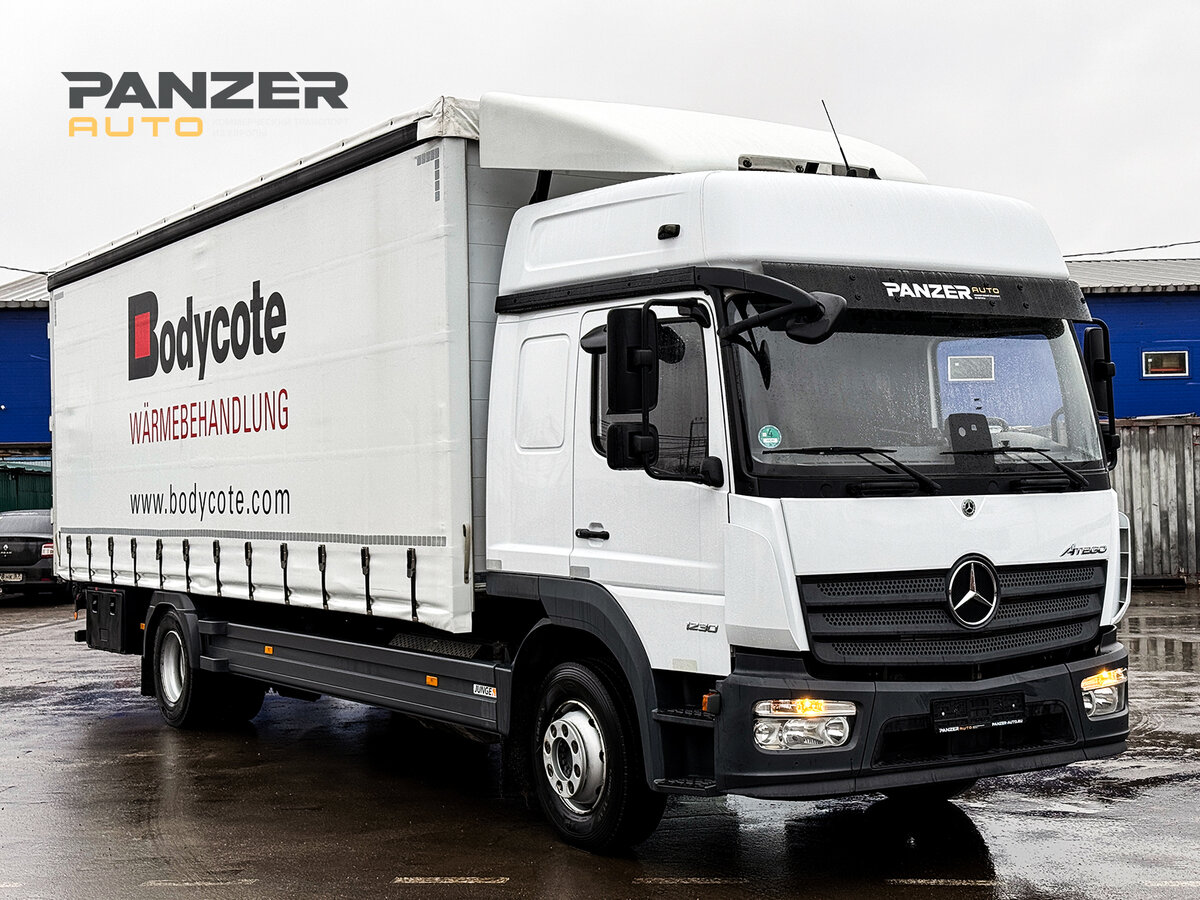 Купить б/у Mercedes-Benz Atego дизель автомат в Павловском: белый тент ...