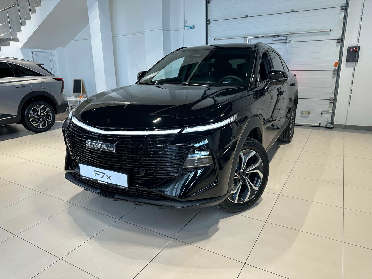 Купить новый Haval F7x II 2.0 AMT (192 л.с.) 4WD бензин робот в Краснодаре: чёрный Хавэйл Ф7х II ...