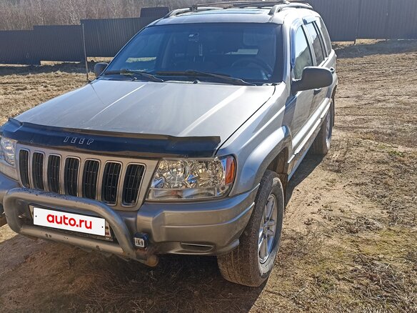 Купить б/у Jeep Grand Cherokee II (WJ) 4.0 AT (190 л.с.) 4WD бензин автомат в Смоленске: серый ...