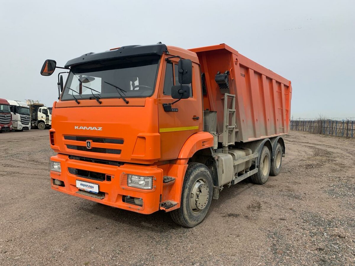 Купить б/у КамАЗ 6520 дизель механика в Санкт-Петербурге: оранжевый самосвал 2023 года по цене 4 ...