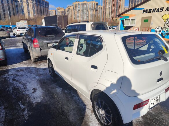 Купить б/у Suzuki Alto VIII (HA36) 0.7 AMT (52 л.с.) 4WD бензин робот в Парголово: белый Сузуки ...