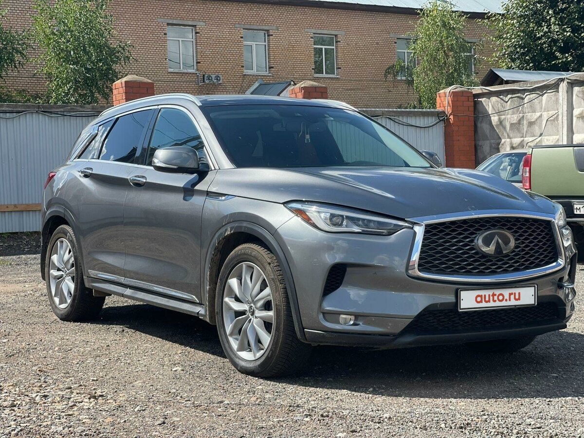 Купить б/у Infiniti QX50 II 2.0 CVT (272 л.с.) бензин вариатор в Можайске: серый Инфинити ку икс ...